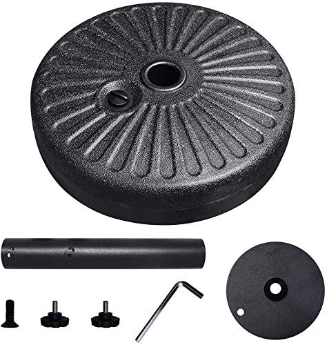 Umbrella Base Fillable Plastic Patio Umbrella Stand Pole Holder ...