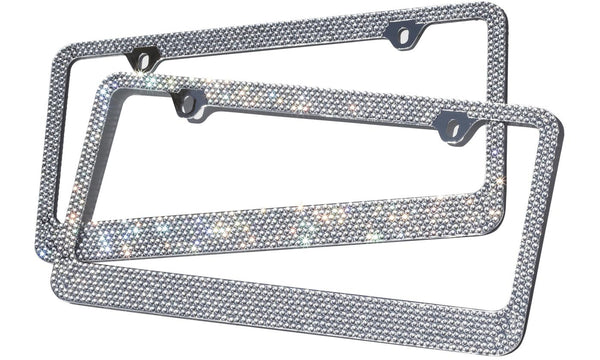 Glitter Diamonds License Plate Frames – Amazingforless